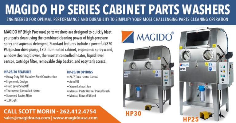 Magido USA is a Leader in Designing and Building Aqueous Parts Washing ...